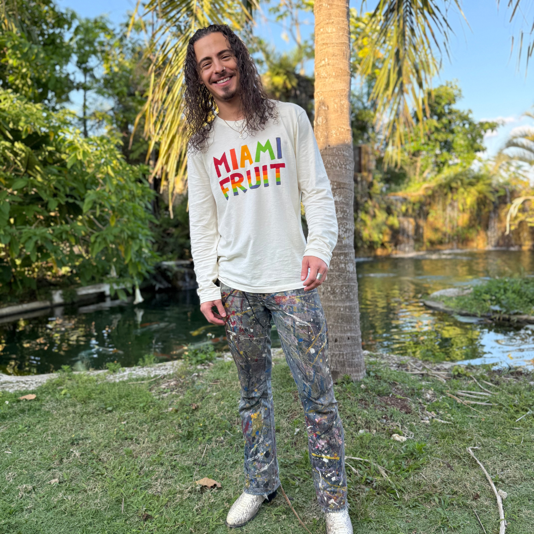 🌴 New Merch Drop: The Miami Fruit Long Sleeve Is Here!
