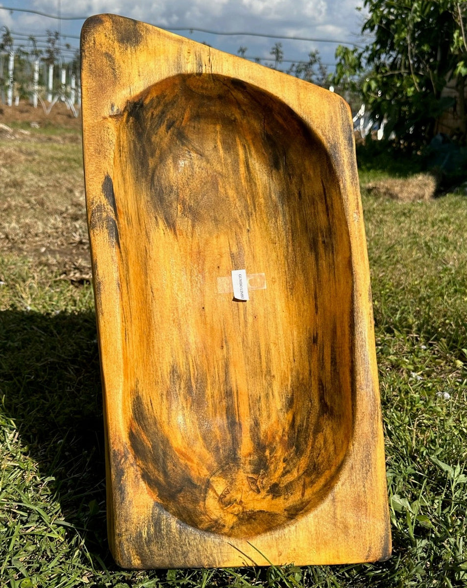 21" GUMBO LIMBO Hand Carved Artisan Bowl – Miami Fruit